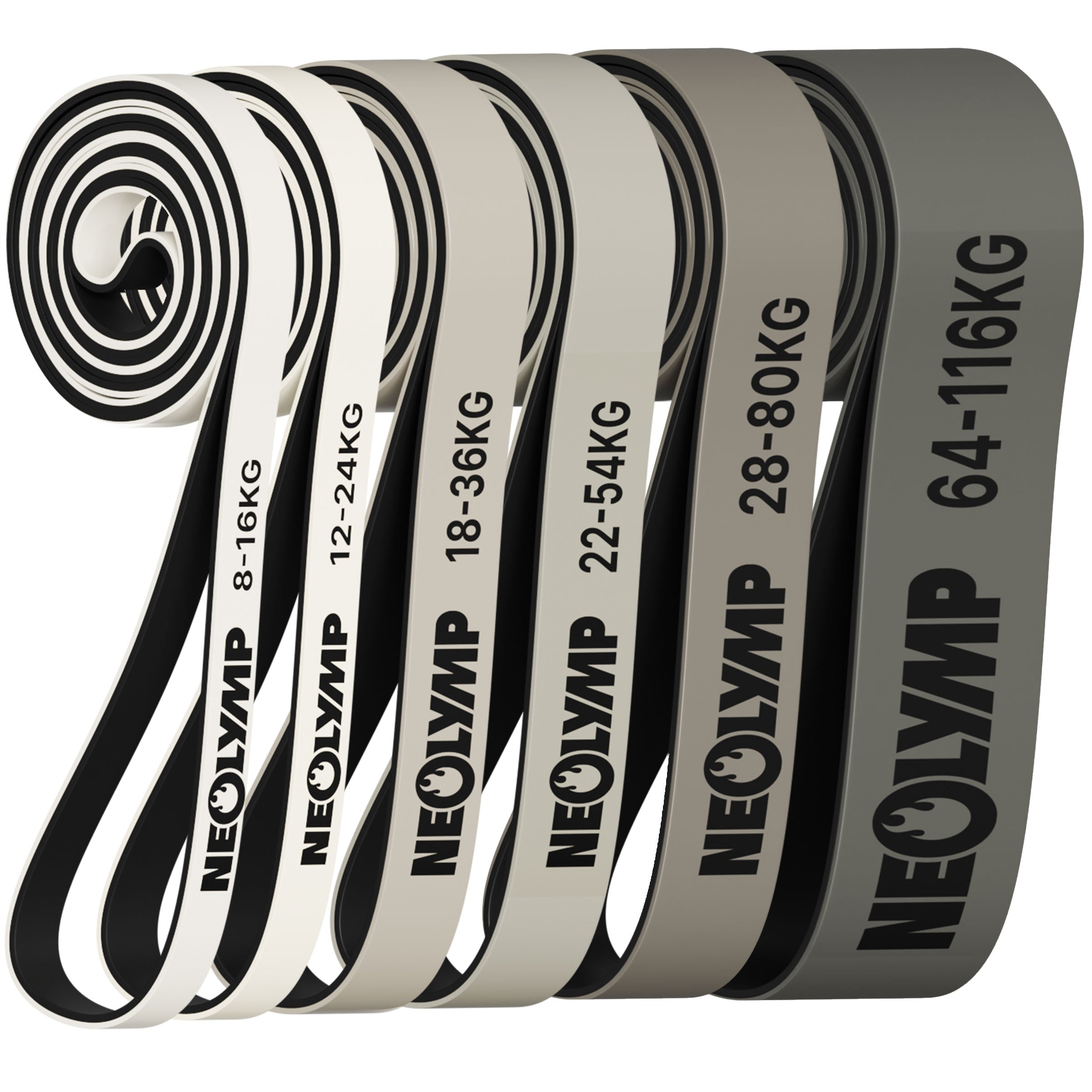 NEOLYMP Heavy Resistance Bands | Tear-resistant, strong & flexible